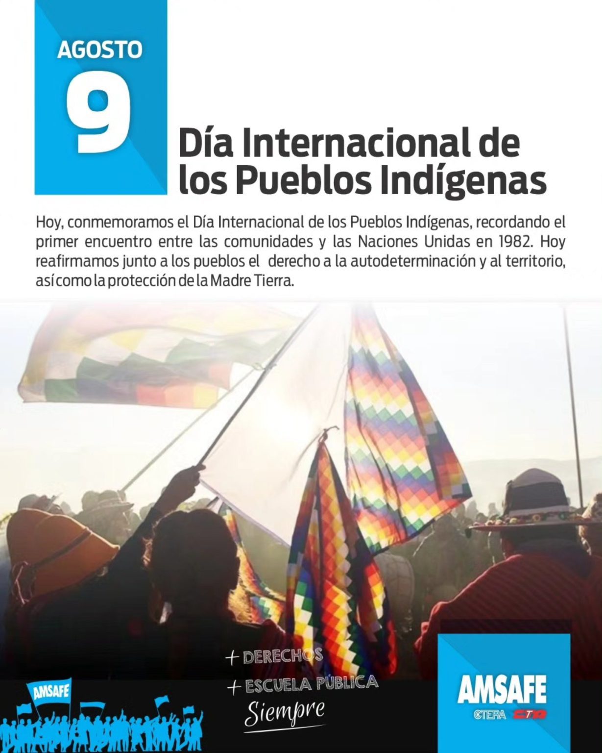 9 DE AGOSTO «DÍA INTERNACIONAL DE LOS PUEBLOS INDÍGENAS»